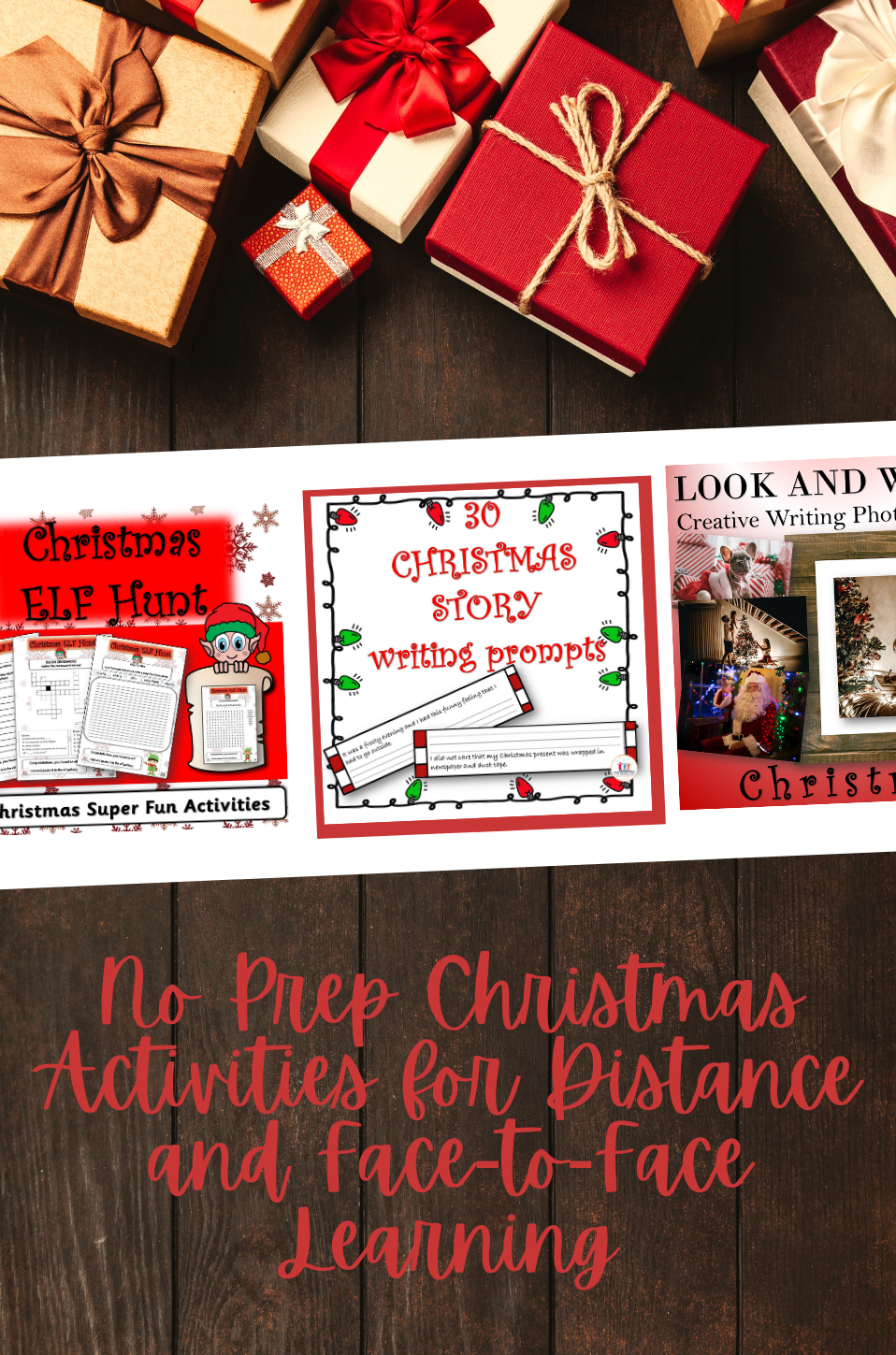 No Prep Christmas Activities for Distance and Face-to-Face Learning ...
