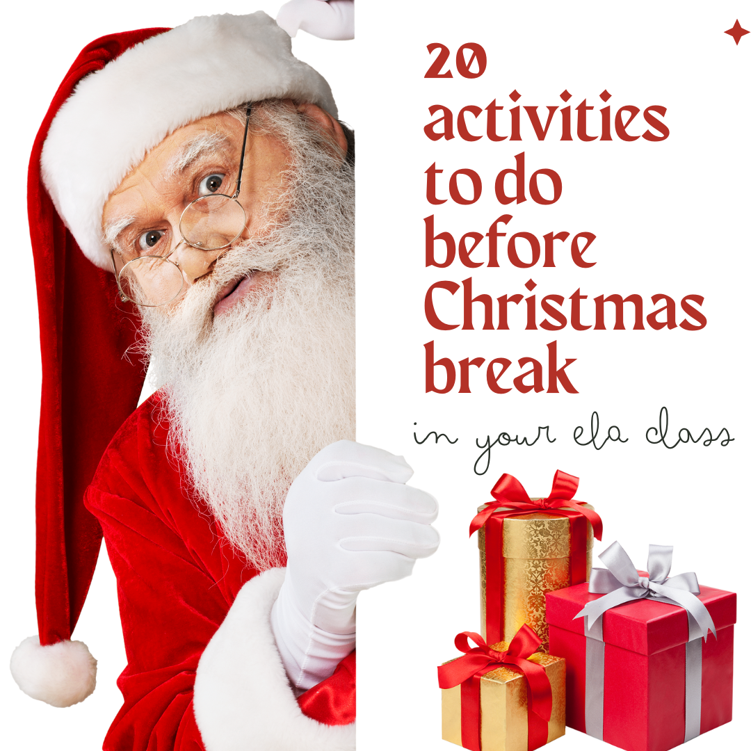 20 Activities To Do Before Christmas Break in Your ELA Class – SNAPPY DEN