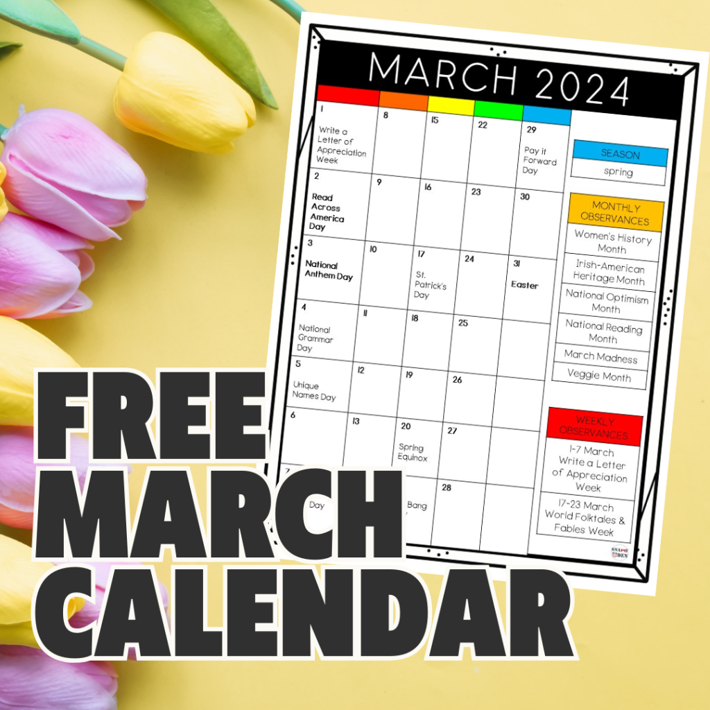 Fresh Activities for Amazing ELA Classes This March – SNAPPY DEN